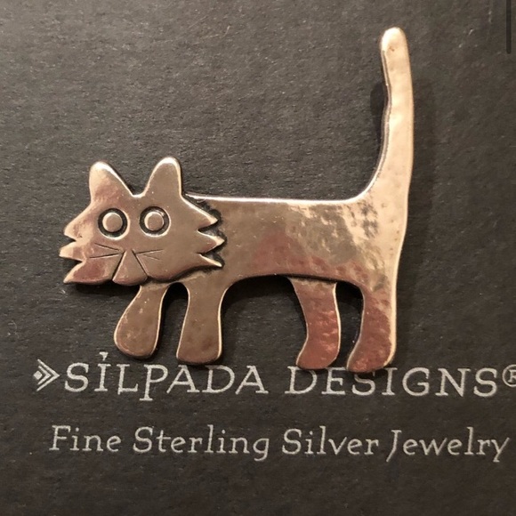 Silpada | Jewelry | Vintage Silpada Sterling Silver Cat Pinbrooch I59 ...